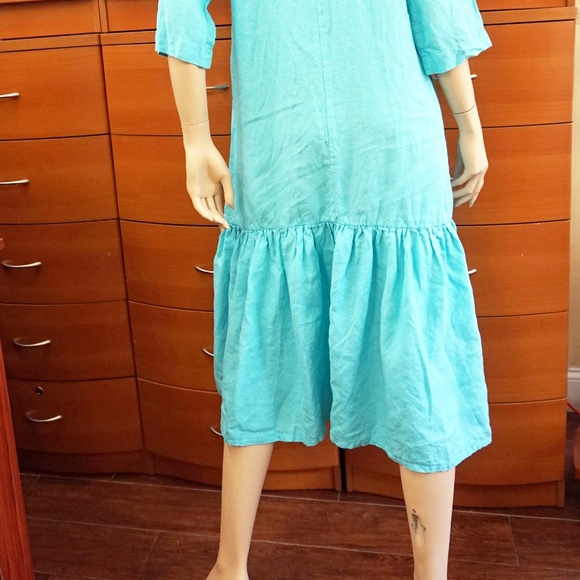 Handmade | Dresses | Washed Linen Dress Organic Eco Made In Europe ...